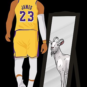 "LeBron James - LeGoat" Sticker for Sale by BambooByTundra | Redbubble