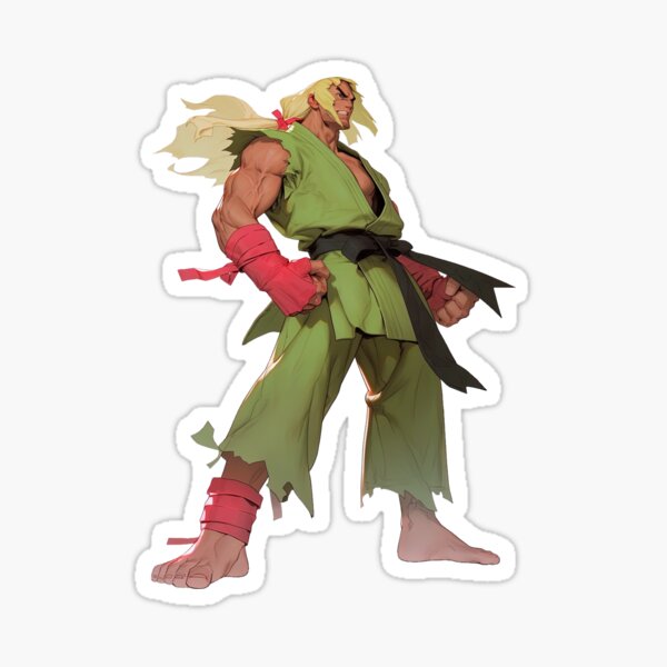 "Ken in green Gi" Sticker for Sale by aaronosuke | Redbubble