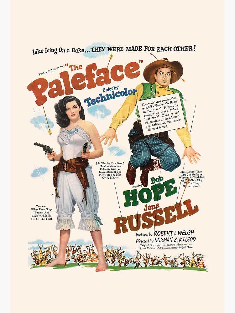 "The Paleface" Poster for Sale by LindaChristy | Redbubble