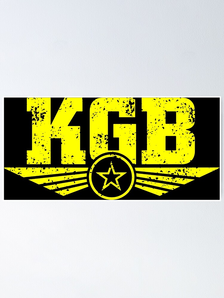 "KGB grunge Logo" Poster for Sale by fridaykiller21 | Redbubble