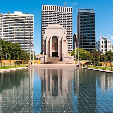 "Anzac Memorial and The Pool Of Reflection, Sydney, NSW, Australia ...