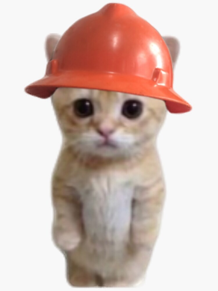 "Tiny tony" Sticker for Sale by Catwithhardhat | Redbubble