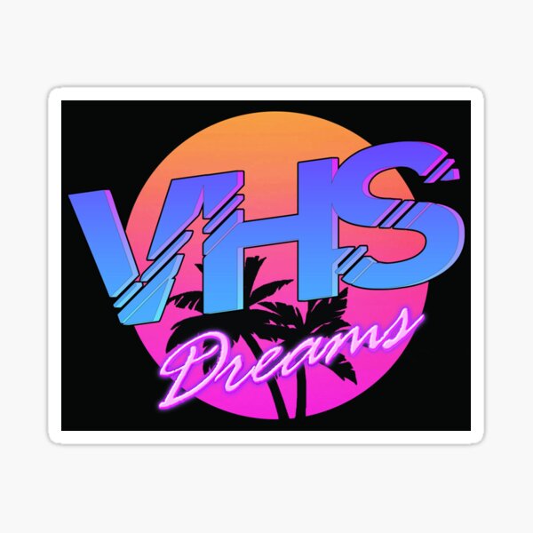 "VHS dreams" Sticker for Sale by CkerCky | Redbubble