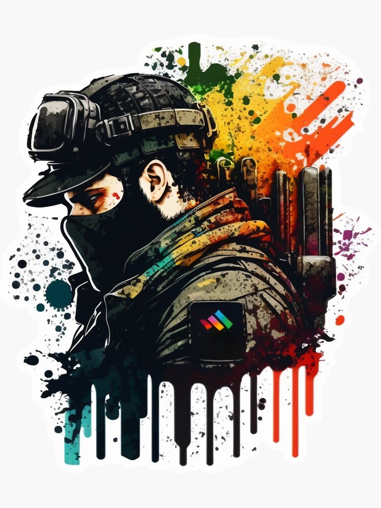 "Rainbow Six Siege Sticker" Sticker for Sale by CrazyStickersGo | Redbubble