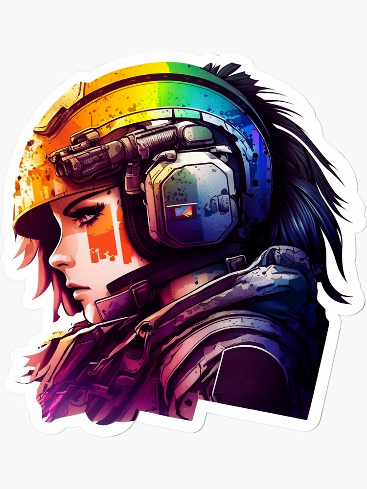 "Rainbow Six Siege Sticker Rainbow Helmet" Sticker for Sale by ...