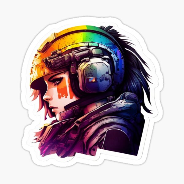 "Rainbow Six Siege Sticker Rainbow Helmet" Sticker for Sale by ...