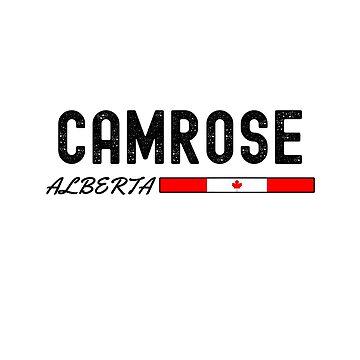 "Camrose Alberta, Canada" Sticker for Sale by Travelers Verse | Redbubble