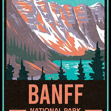 "Banff National Park Canada" Sticker for Sale by JordanHolmes | Redbubble