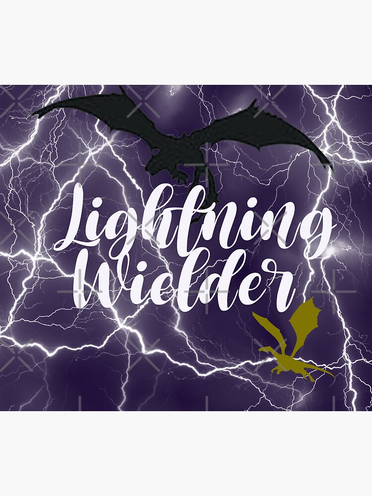"Lightning Wielder Dragon Rider" Sticker for Sale by Celticrose721 ...