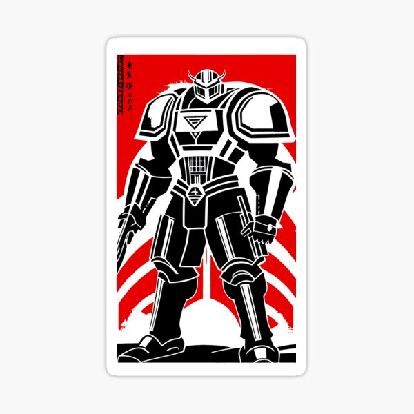 "Red Robot Knight" Sticker for Sale by American-Ancap | Redbubble