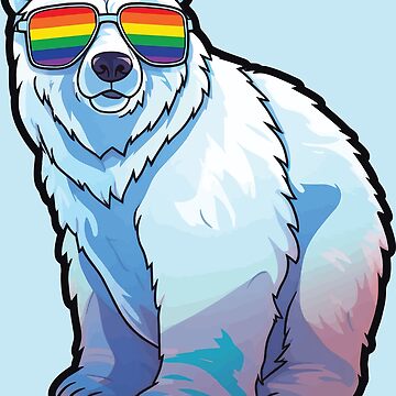 "Chill Out Polar Bear" Sticker for Sale by kevingeorge | Redbubble