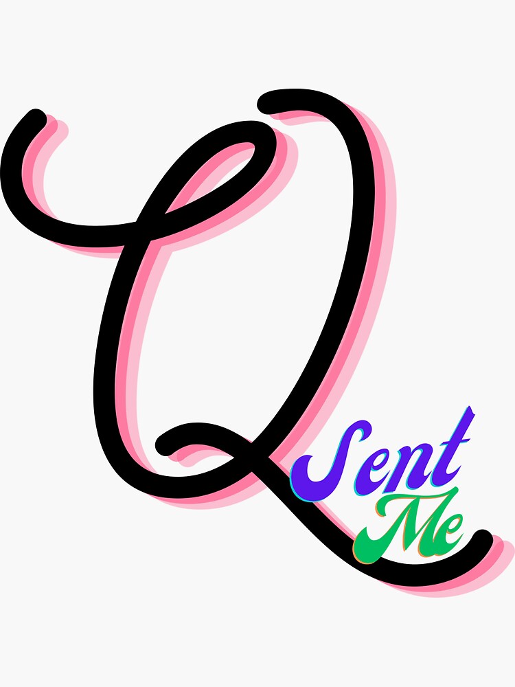 "Q Sent Me T-Shirts and Apparel" Sticker for Sale by VikingsApparel ...