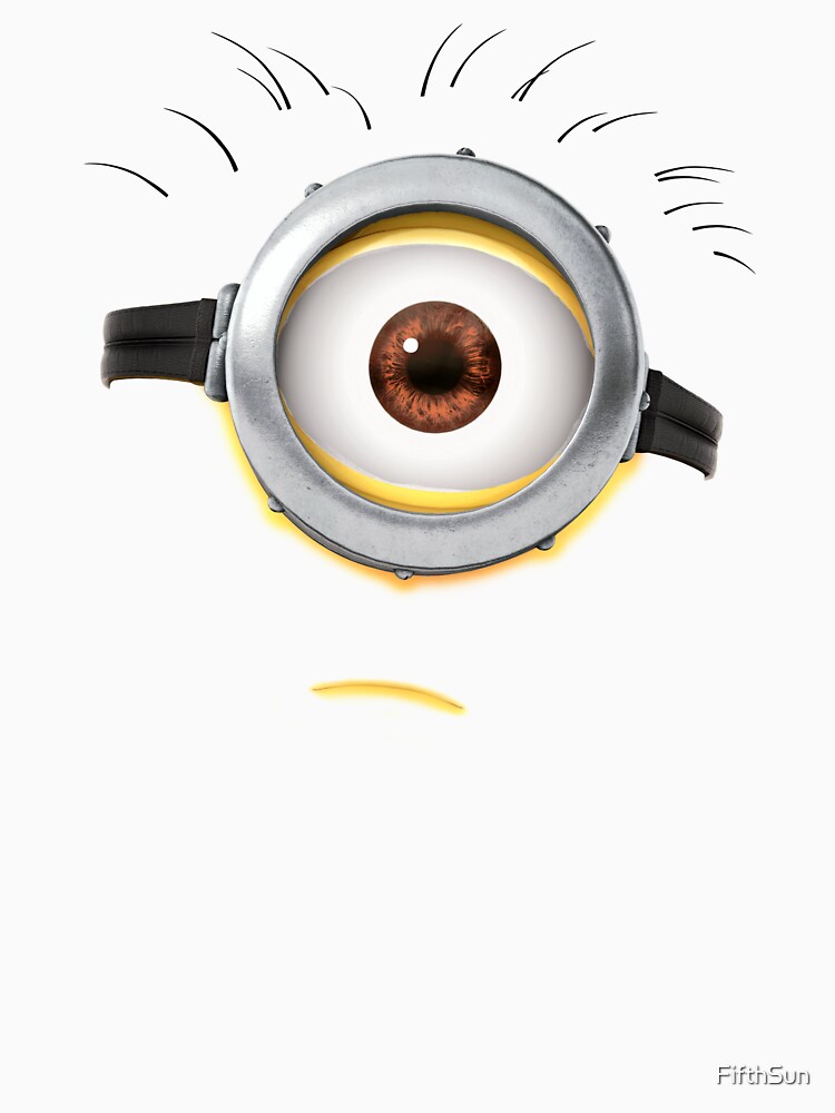 "Minions Carl Frowning One-Eye Big Face" T-shirt for Sale by FifthSun ...