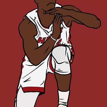 "Jimmy Butler Timeout Celebration" Sticker for Sale by RatTrapTees ...