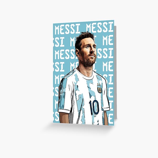 "Lionel Messi" Greeting Card for Sale by miltonsoares | Redbubble