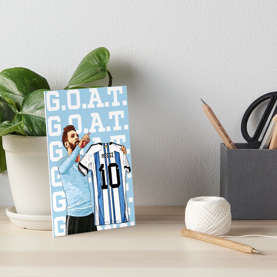 "Lionel Messi Goat" Poster for Sale by MILTON Soares | Redbubble