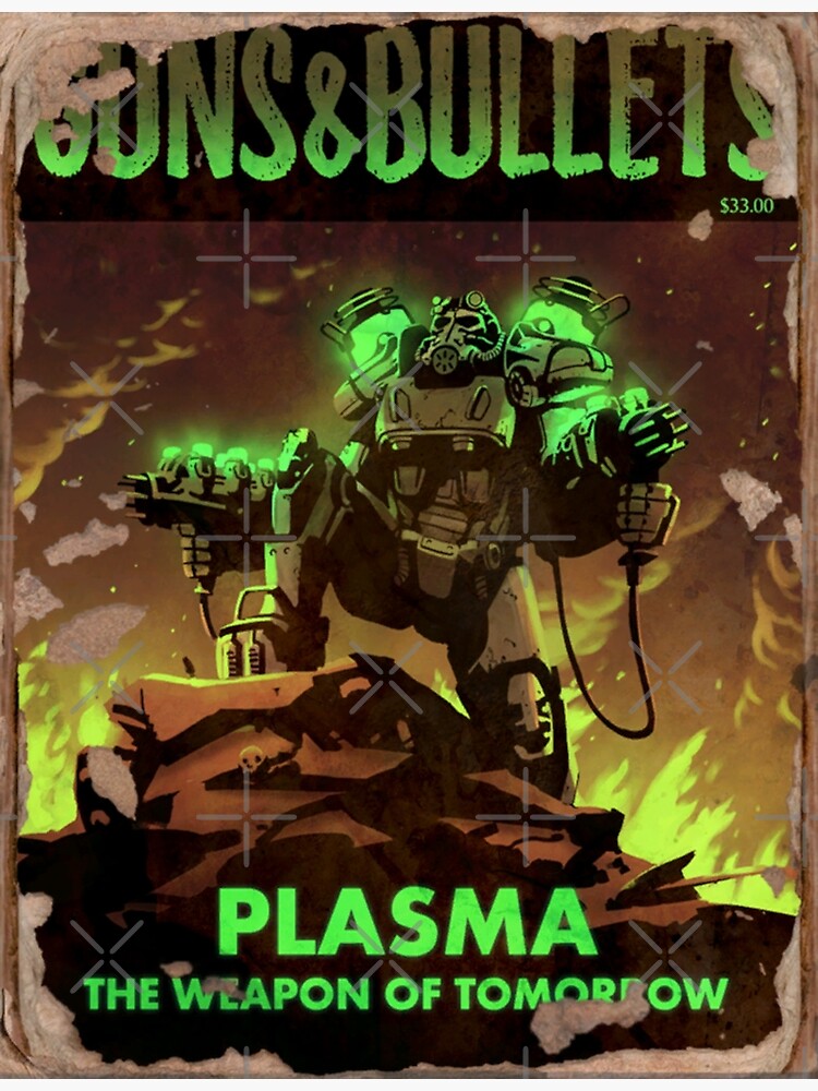 "GUNS & BULLETS 'Plasma The Weapon of Tomorrow"" Poster for Sale by ...