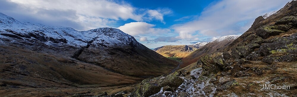 "Wasdale Valley Panorama" by JMChown | Redbubble
