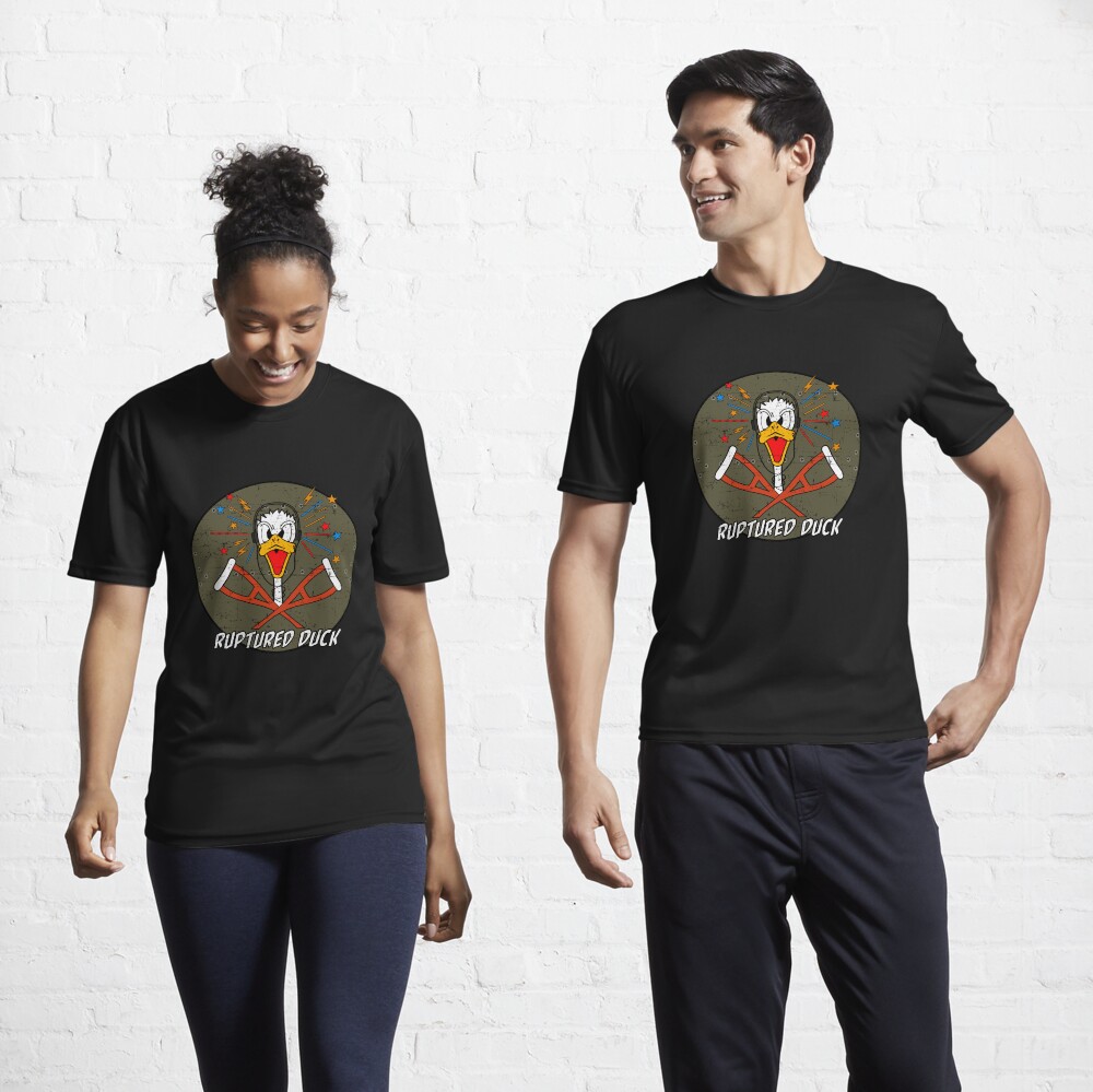 "USAF - B-25 Ruptured Duck Noise Art - Grunge Style" Sticker for Sale ...