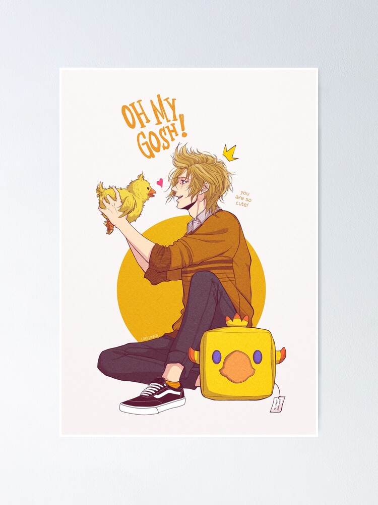 "Oh my gosh!" Poster for Sale by lordzuuko | Redbubble