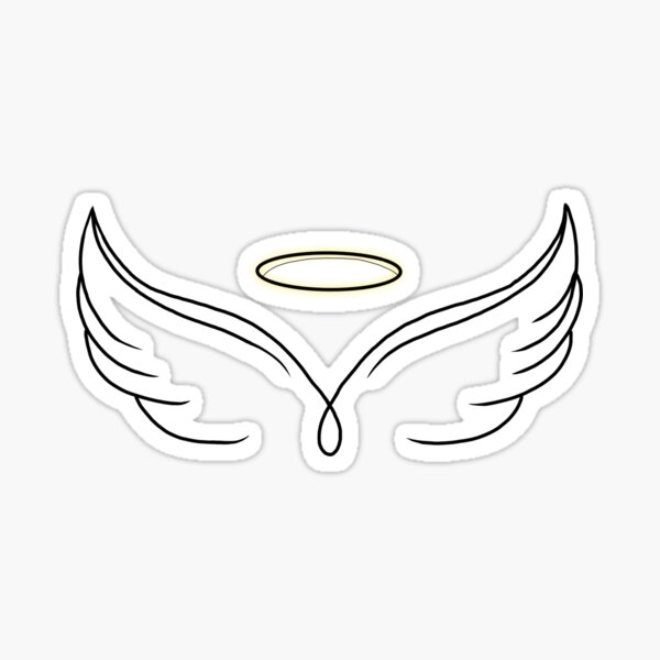 "Angel Wings" Sticker for Sale by CassieMarie2015 | Redbubble