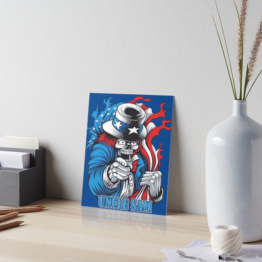 "Uncle Sam - Modern Design - Many Colors" Art Board Print by Vdreamp ...