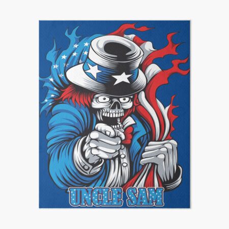 "Uncle Sam - Modern Design - Many Colors" Art Board Print by Vdreamp ...