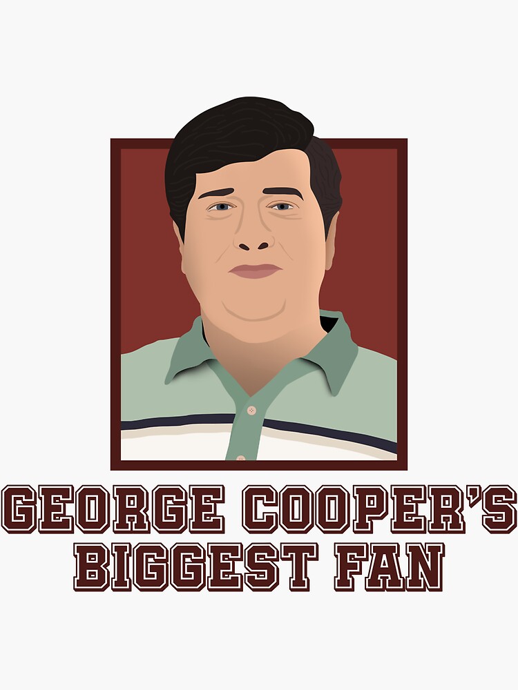 "George Cooper's BIggest Fan (Young Sheldon)" Sticker for Sale by ...