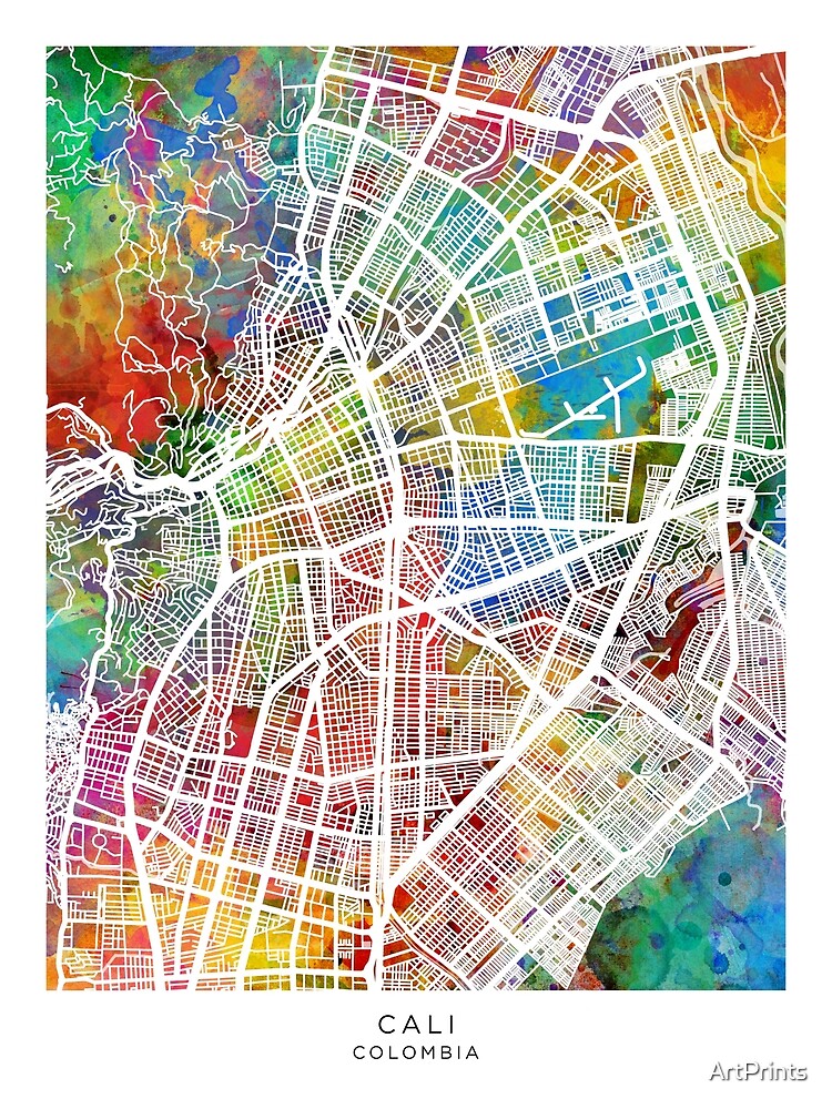 Cali Colombia Map