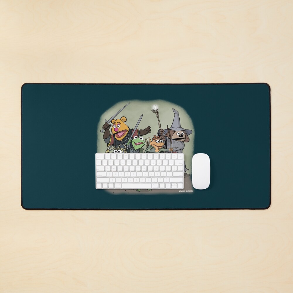 "Fellowship of the Muppets" Sticker for Sale by ChailleJewett | Redbubble