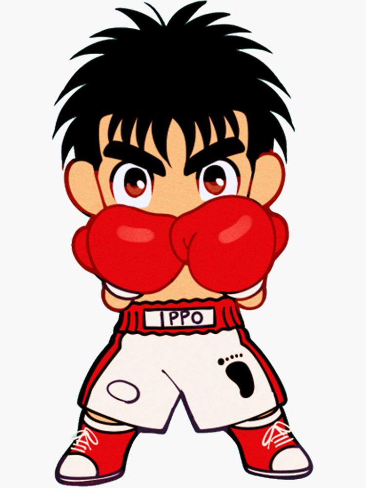 Sticker for Sale mit "Hajime no ippo – Chibi ippo" von phabumawa ...