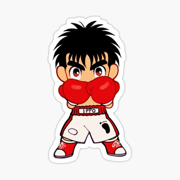 Sticker for Sale mit "Hajime no ippo – Chibi ippo" von phabumawa ...