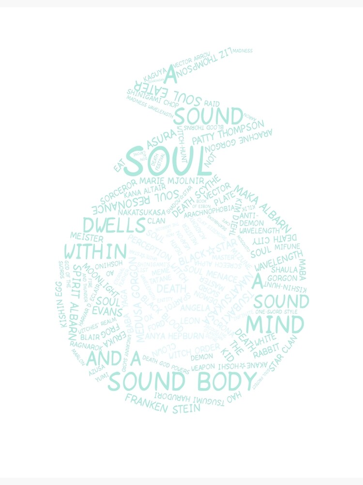 "Soul Word Cloud" Poster by marleepagels | Redbubble