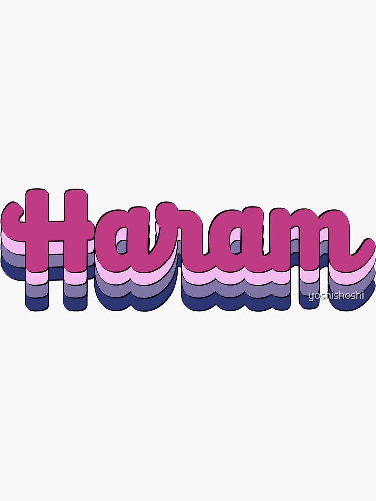 "BABYMONSTER Haram" Sticker for Sale by yoshishoshi | Redbubble