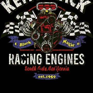 "KEITH BLACK RACING ENGINES 1959 VINTAGE" Sticker for Sale by ...