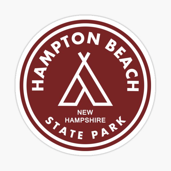 "Hampton Beach State Park New Hampshire Tent" Sticker for Sale by ...