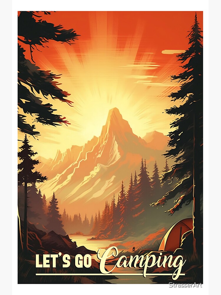 Vintage Camping Posters