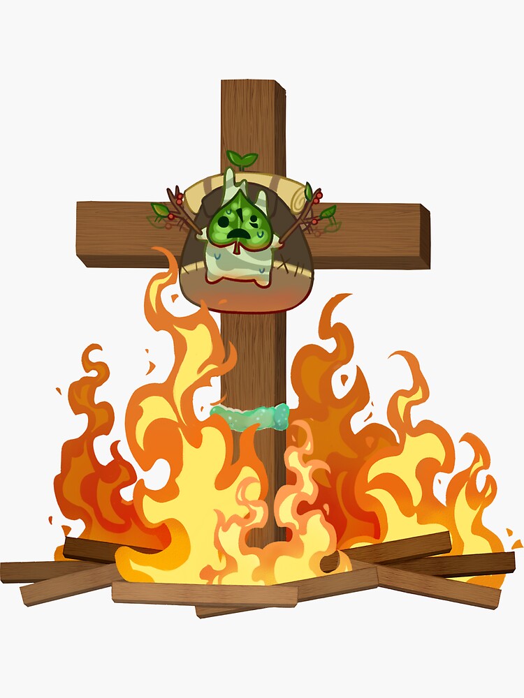 "Crucified Korok BoTW TotK Sticker" Sticker for Sale by mickumacku ...