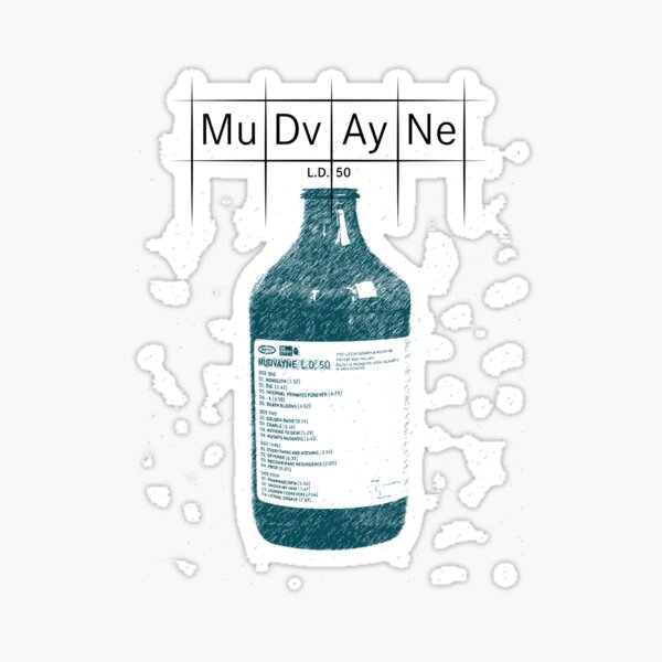 "Mudvayne - LD 50 - Metal" Sticker by comfydogg | Redbubble