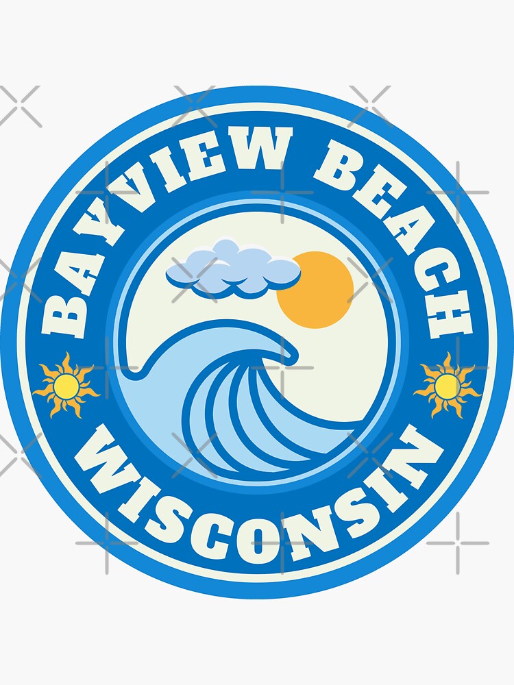 "Bayview Beach Lake Superior Wisconsin - Summer Destination Vintage ...