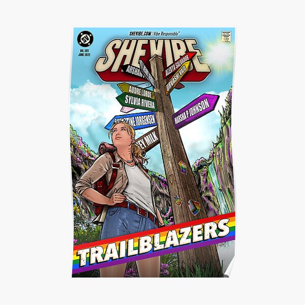 "LGBTQIA+ Trailblazers " Poster for Sale by shevibe | Redbubble