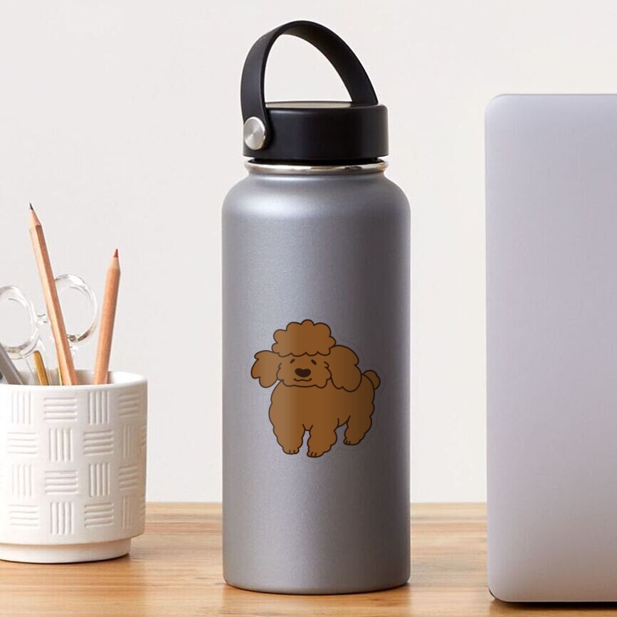 "Toy poodle" Sticker for Sale by PigeonWithPaint | Redbubble