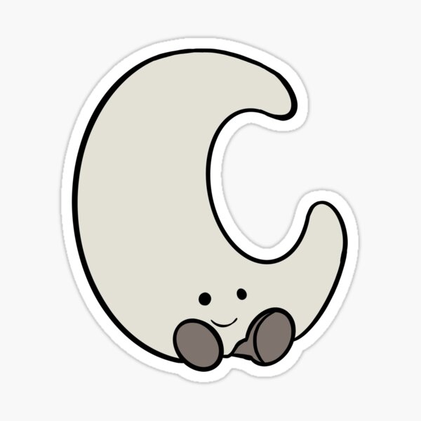 "Moon Jellycat" Sticker for Sale by jhein-art | Redbubble