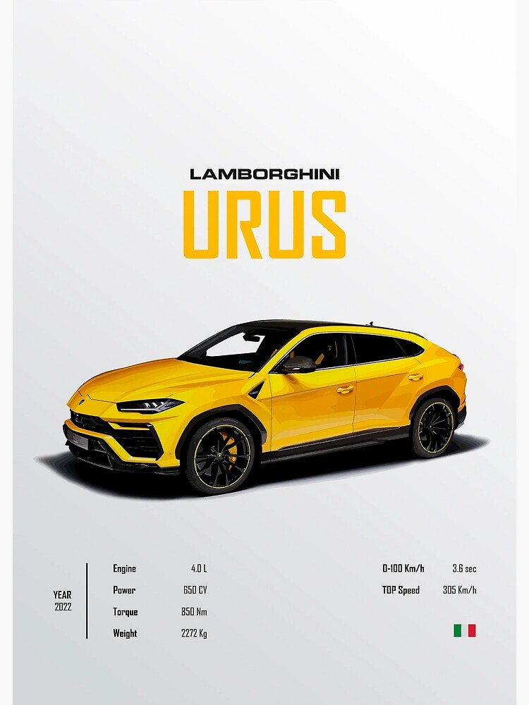 "Lamborghini Urus" Poster for Sale by MensPosters | Redbubble