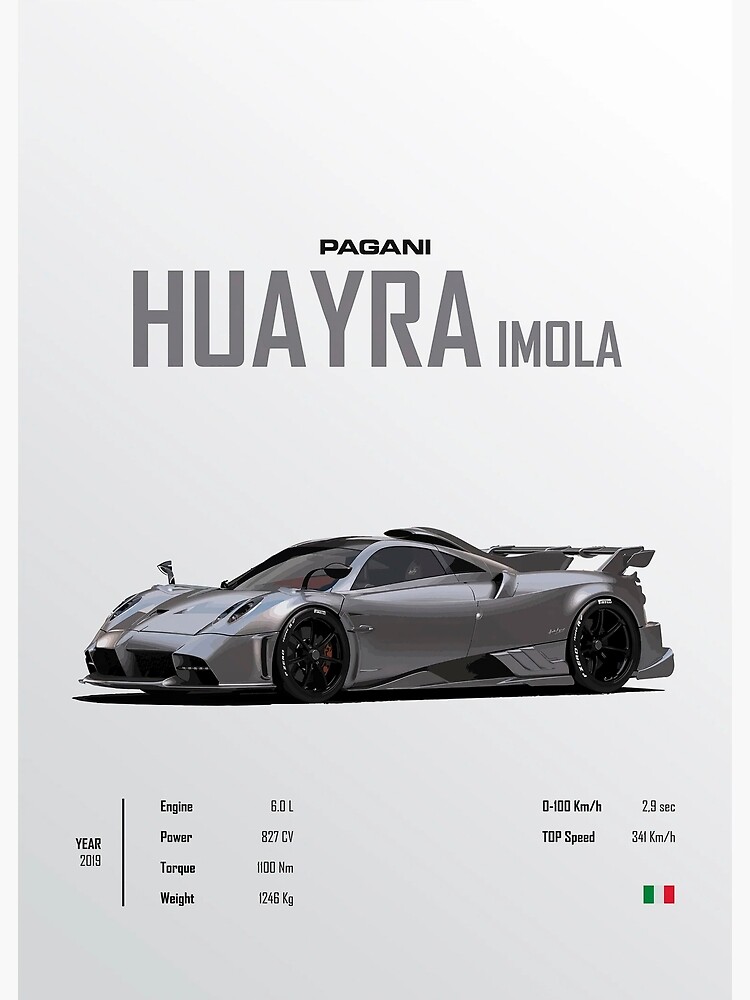 "Pagani Huayra Imola" Poster for Sale by MensPosters | Redbubble