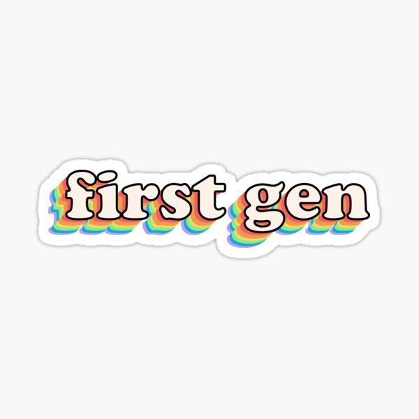 "first gen" Sticker for Sale by sophiasticating | Redbubble