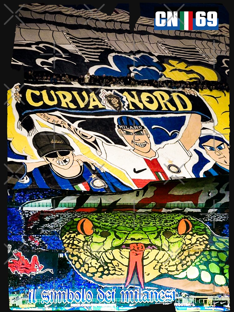 "Curva North Inter" Essential T-Shirt by lounesartdessin | Redbubble