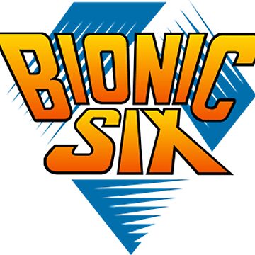 "CARTOON BLAST- 80S THE BIONIC SIX" Sticker for Sale by BRICKCITYSTUDIO ...