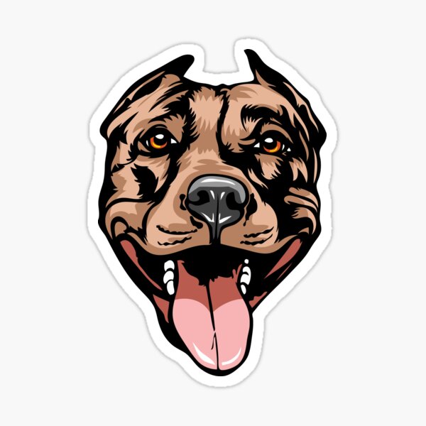 "Dog sticker, pit bull sticker, pit bull, Dogs, Dog shirt, Puppy ...