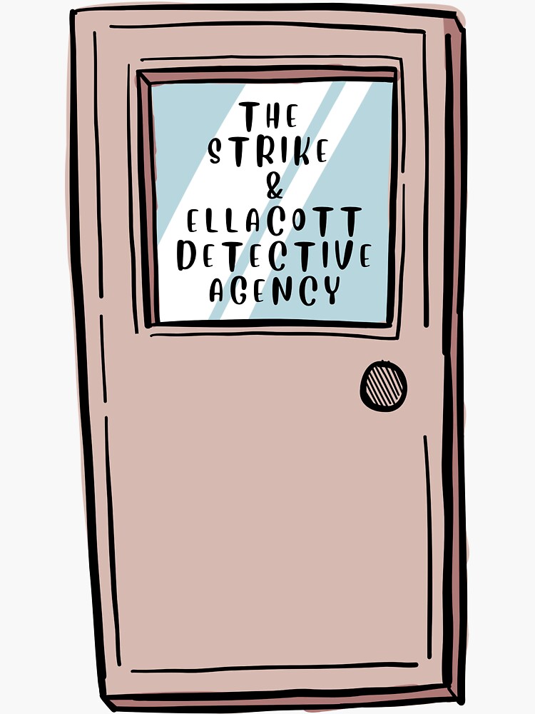 "The Strike & Ellacott Detective Agency" Sticker for Sale by ...